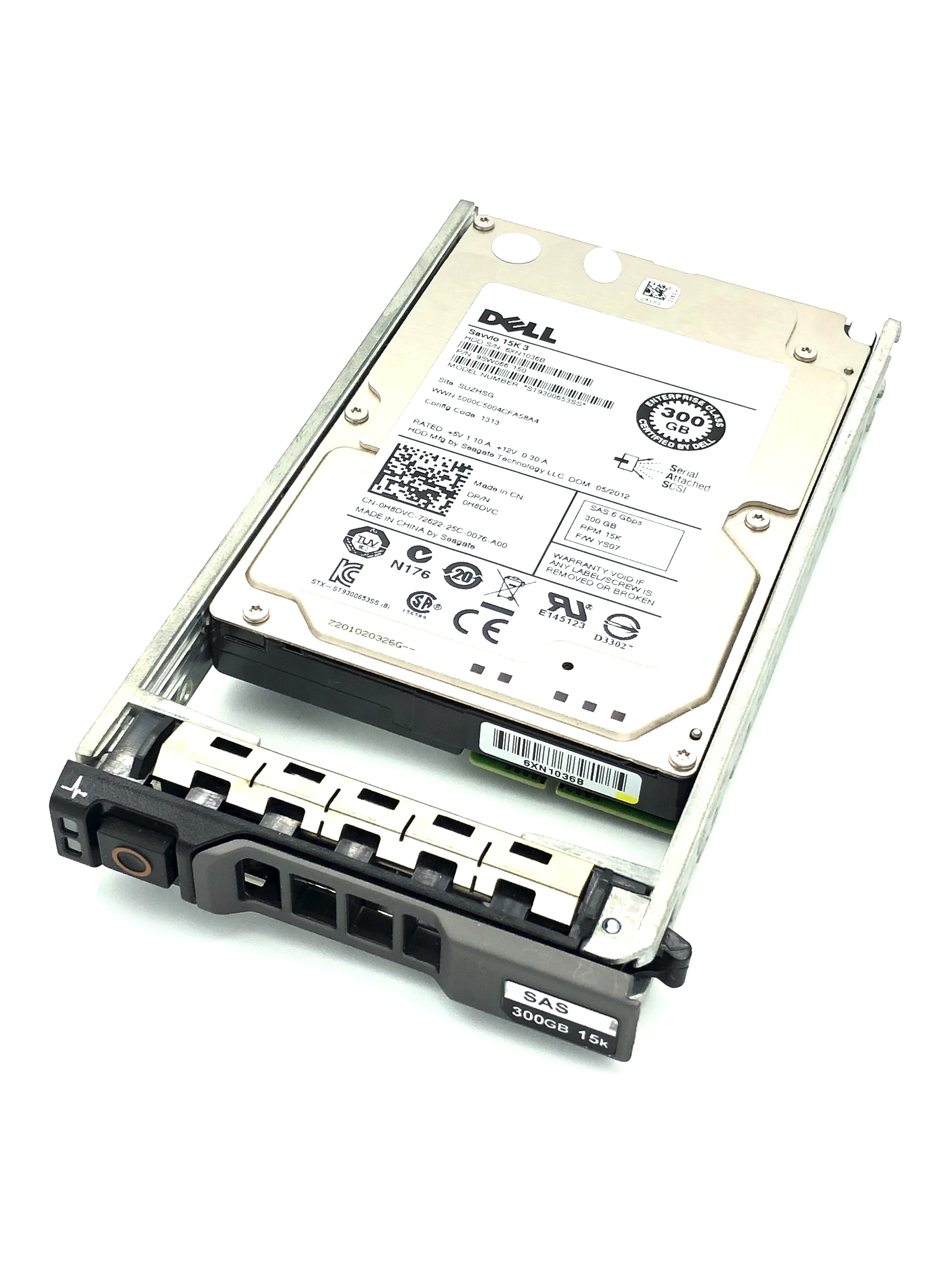 Dell 300 GB SAS 15K 2.5" 6G DP HDD 0H8DVC | Czech-Server