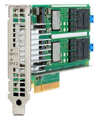Nový HPE NS204i-p NVMe PCIe OS Boot Device včetně 2 x 480 GB NVMe M.2 ...